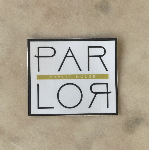Parlor Public House Logo Sticker